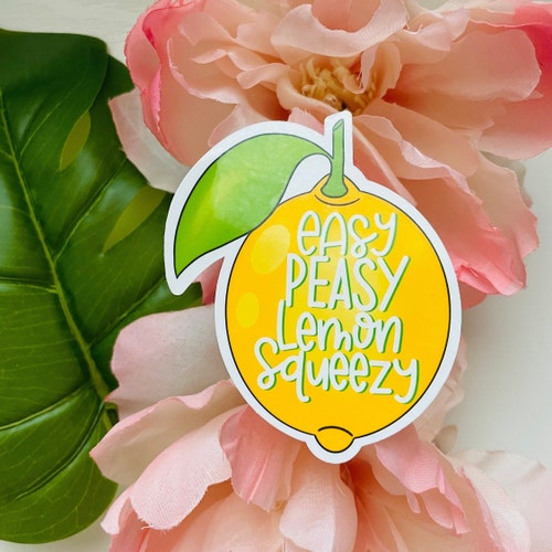 Easy Peasy Lemon Squeezy Summer Lemonade Teacher Appreciation - Etsy