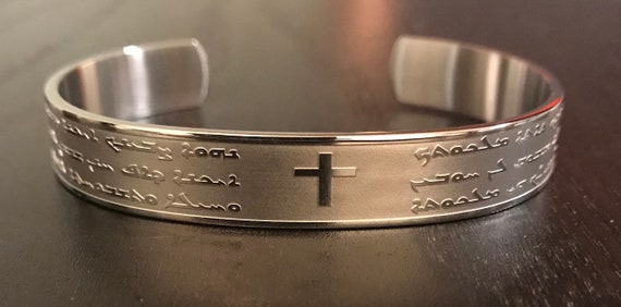 Aramaic Prayer Bracelet Assyrian Chaldean Syriac Gifts - Etsy Australia