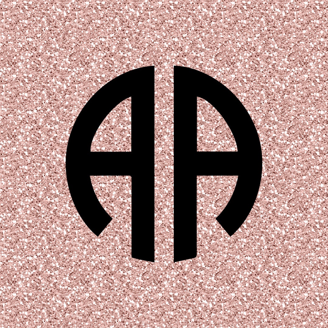 GREEK Circle Monogram SVG - Etsy