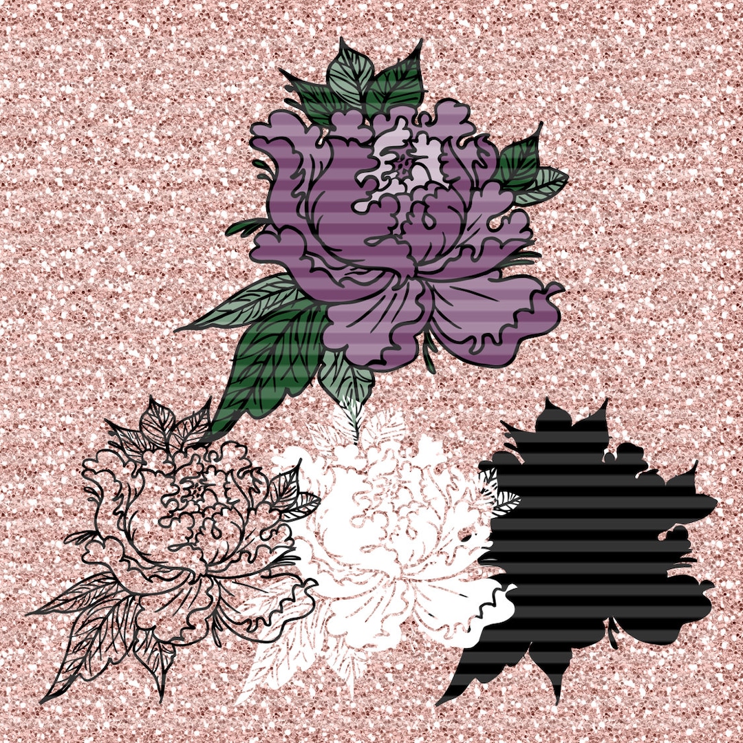 Peony SVG - Etsy