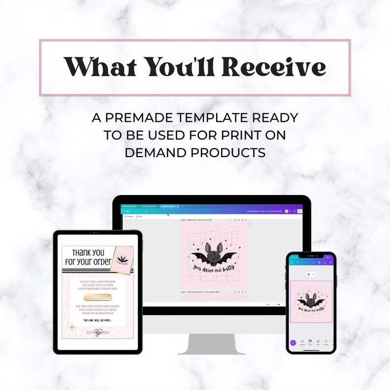 You Drive Me Batty CANVA Template Ready to Use for Print on - Etsy