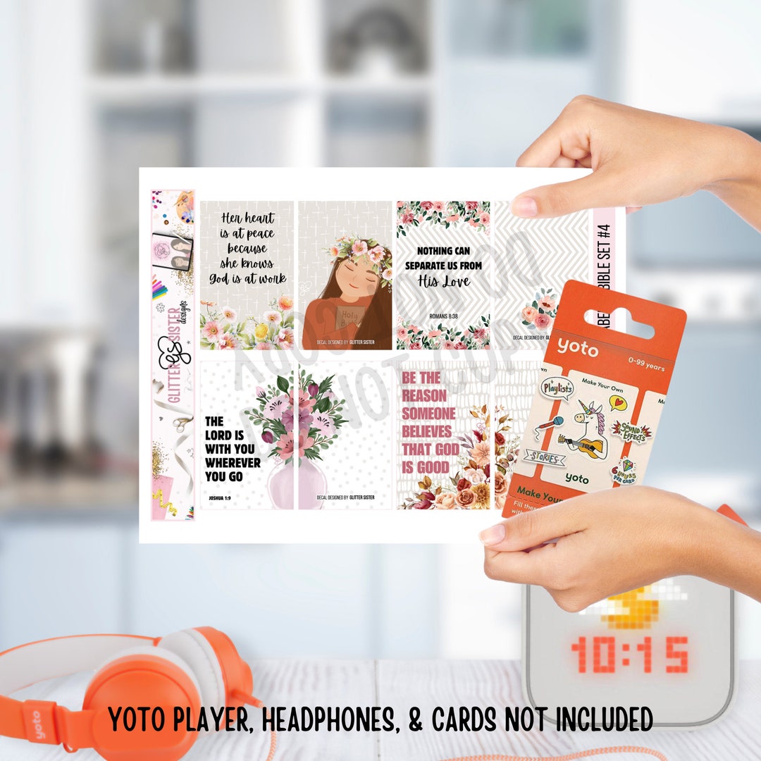 Printable PDF Yoto Card Labels Bible Set 4 - Etsy