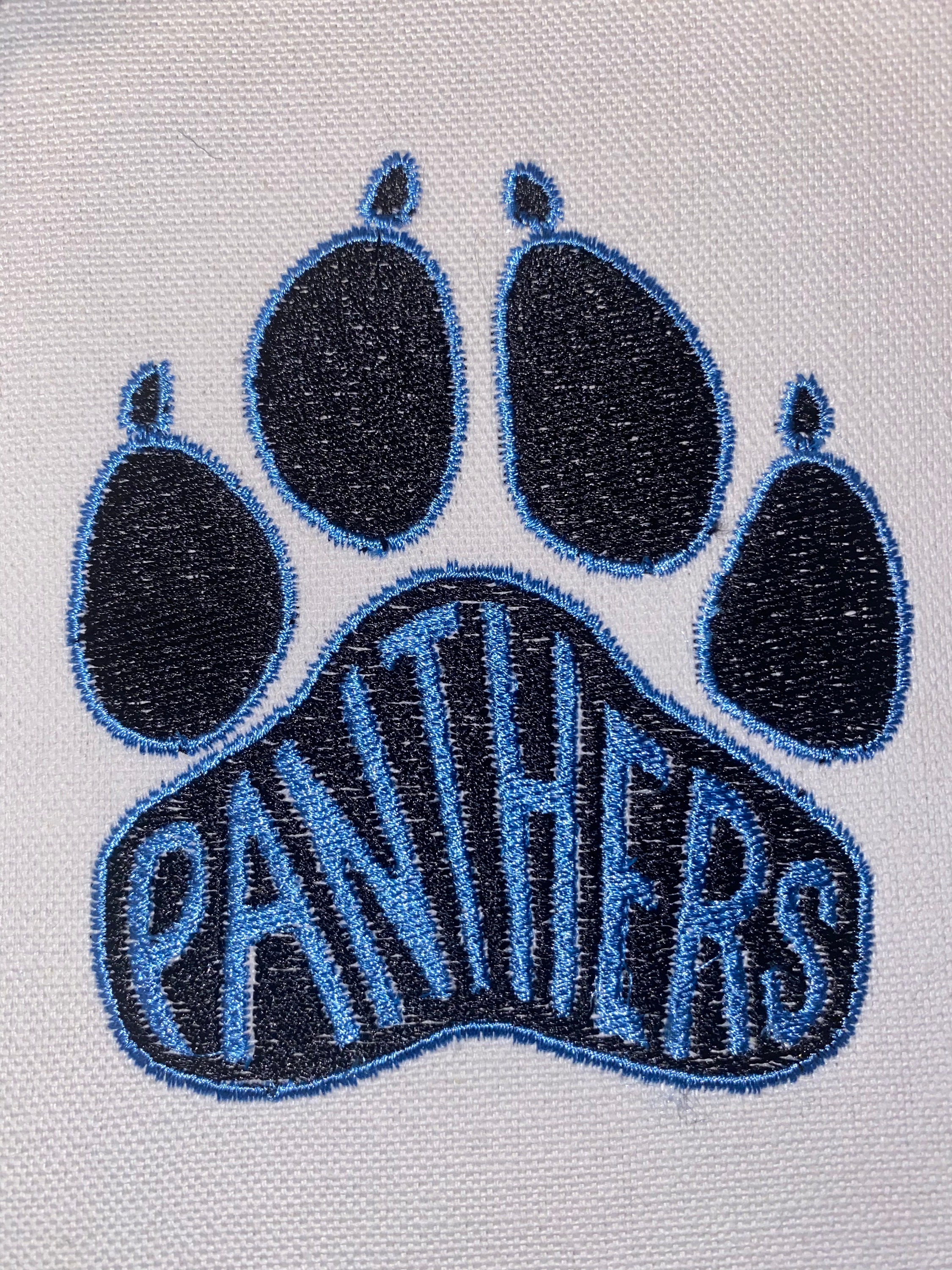 Panther Paw - Embroidery Design ONLY - Etsy