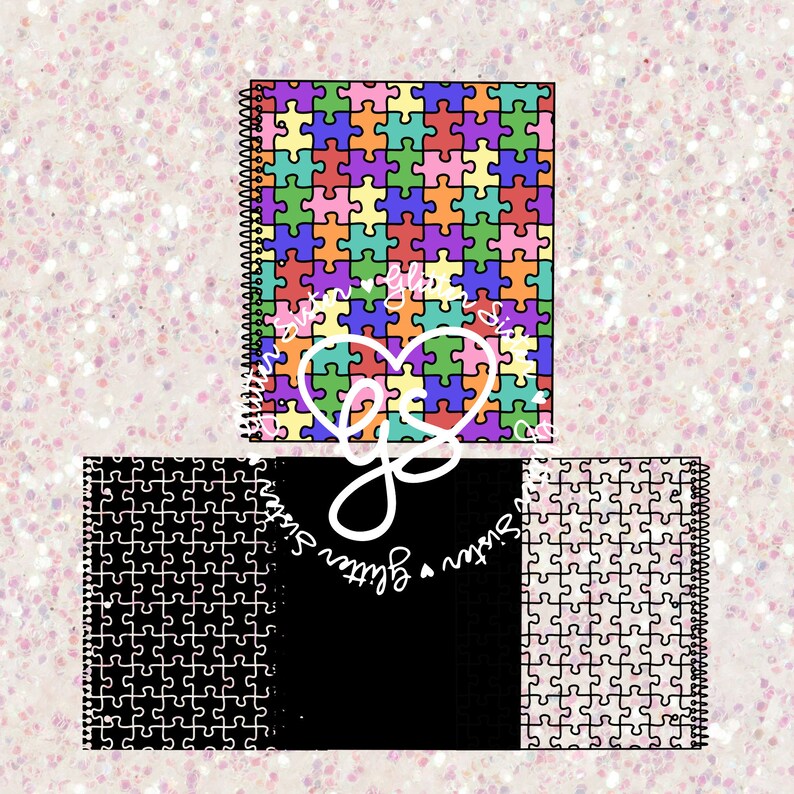 Spiral Notebook Puzzle - Etsy