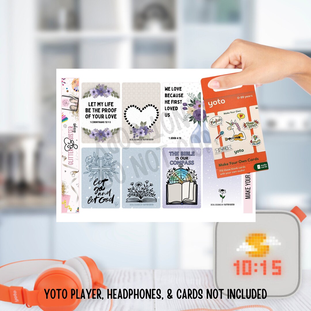 Printable PDF Yoto Card Labels - Bible Set #5 - Etsy