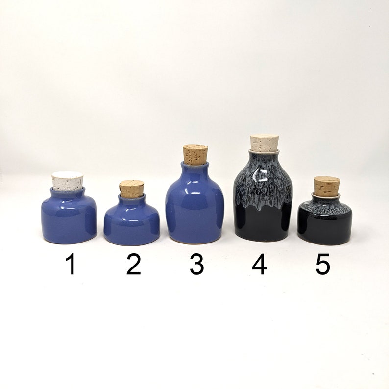 Ceramic Potion Bottles Spice Jars | Etsy