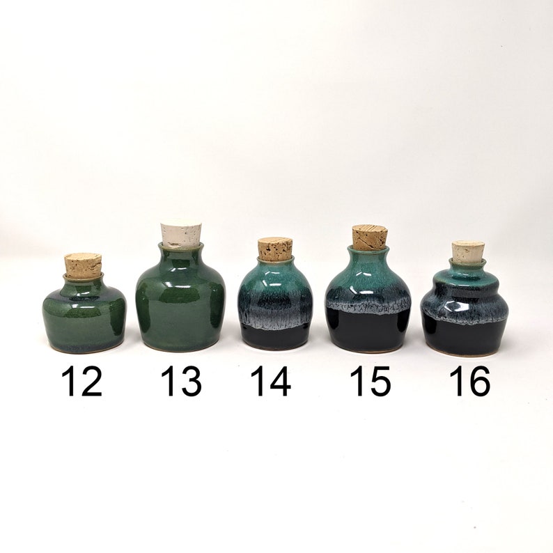 Ceramic Potion Bottles Spice Jars | Etsy