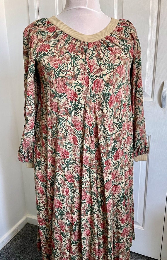 Vintage David Silverman Dress, Floral Swing Size 10, … - Gem