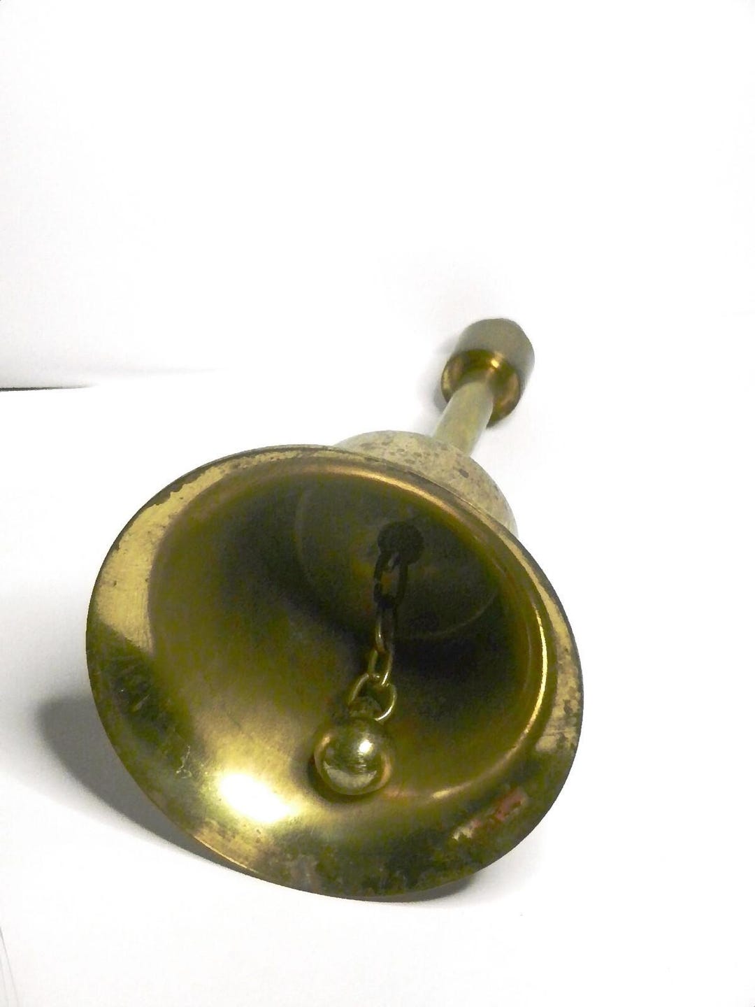 Vintage Brass Church/ School Hand Bell, Bell Unpolished, 7" - Etsy