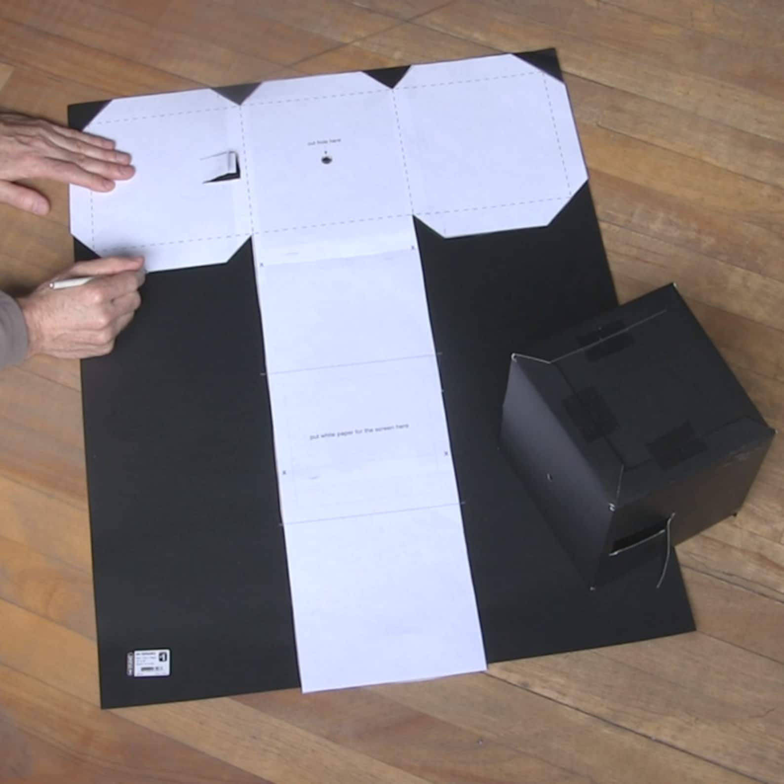 Pinhole Camera Template For Making One From Poster Board Etsy pinhole-camera-template-for-making-one-from-poster-board-etsy