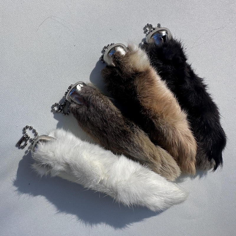 Rabbits Foot Keychain - Etsy