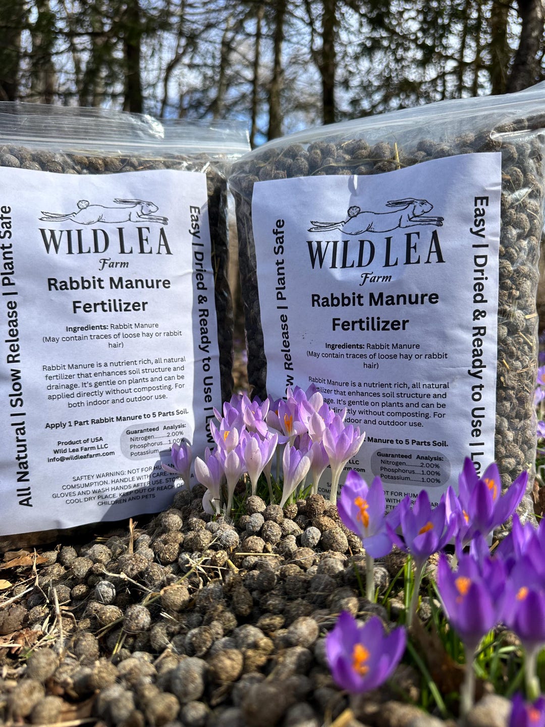 Rabbit Manure Fertilizer: Natural Garden Plant Food, 15qt - Etsy