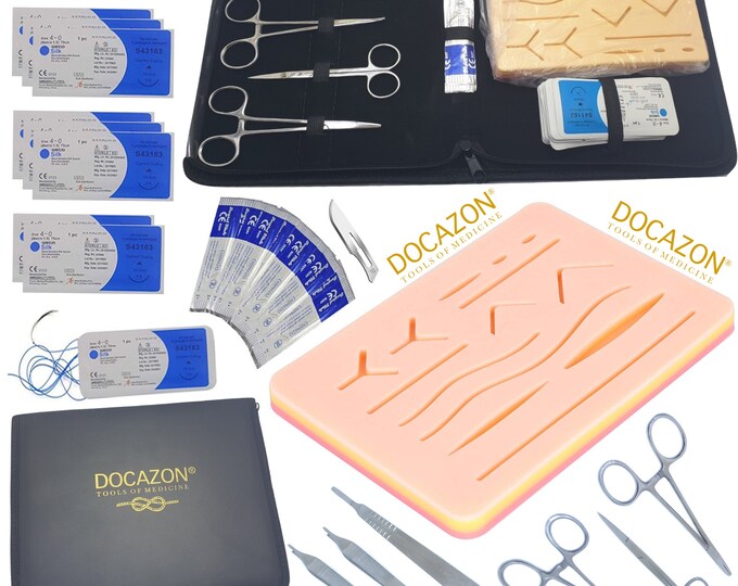 DOCAZON Complete Suture Set 32 Pc From Tools of Medicine for Students ...