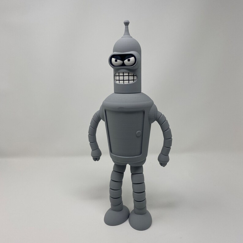 3D Printed Model of Bender From Futurama. - Etsy