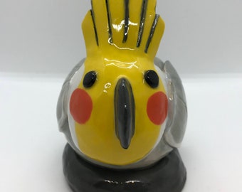 Ceramic Cockatiel - Etsy
