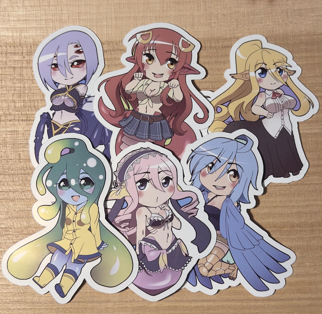 Monster Girls Fanart Stickers - Etsy
