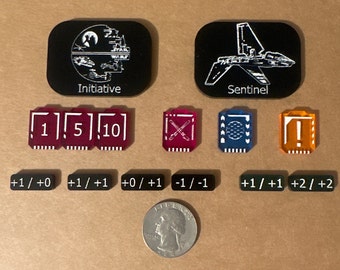 Star Wars Unlimited Token Set With Perfect Fit Token Holder, Premium ...