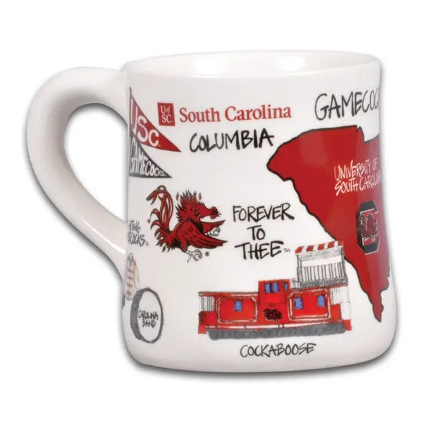 South Carolina Mug - Etsy