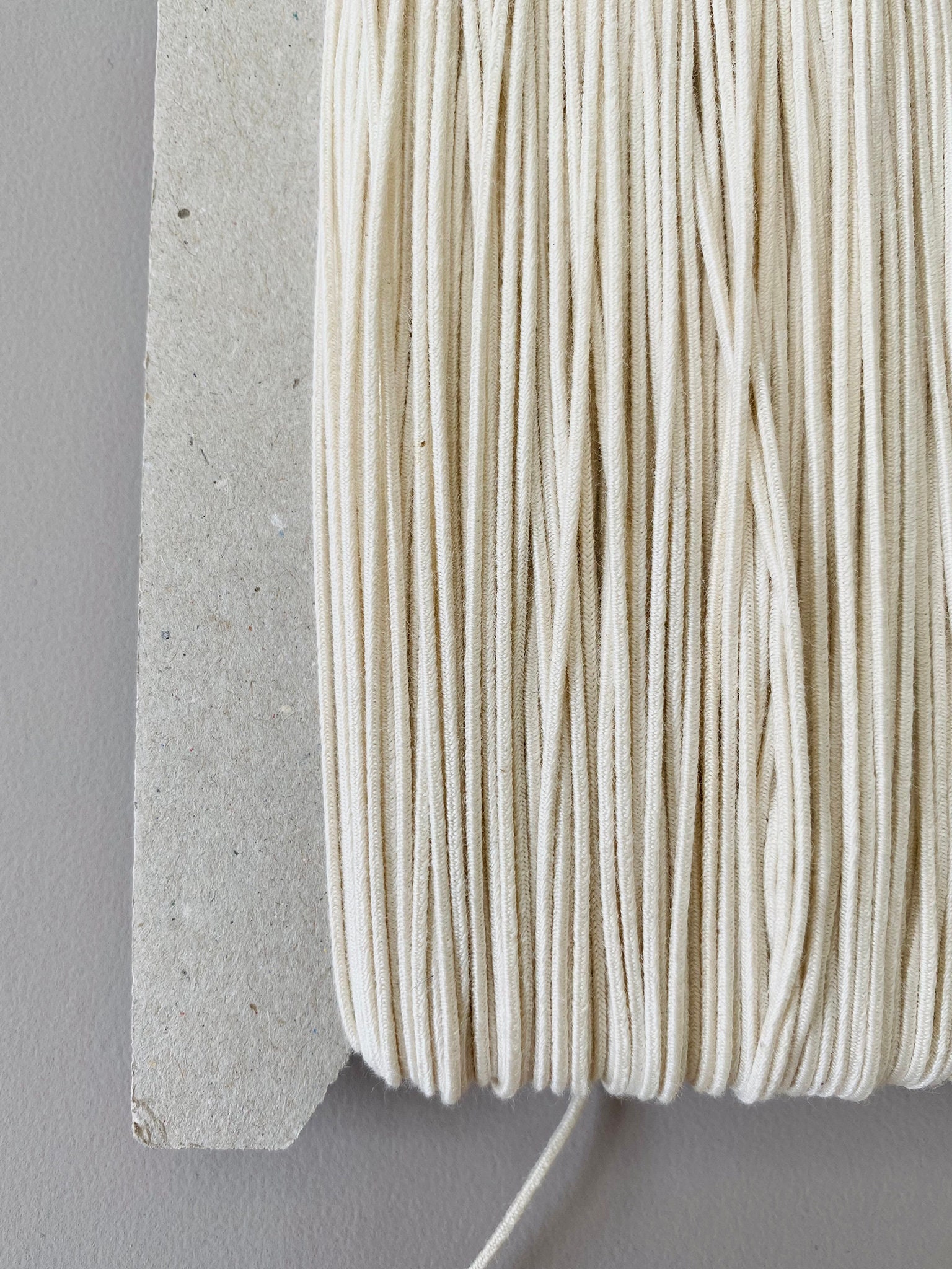 Bio Elastics - 1.1mm Natural Rubber Organic Cotton, Round Biodegradable ...