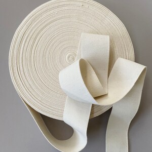 Bio Elastics - 50mm Natural Rubber Organic Cotton, Flat Biodegradable ...