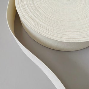 Bio Elastics - 50mm Natural Rubber Organic Cotton, Flat Biodegradable ...