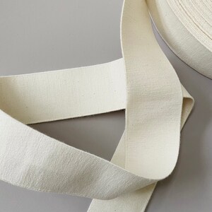 Bio Elastics - 50mm Natural Rubber Organic Cotton, Flat Biodegradable ...