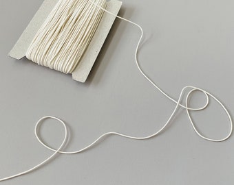 Bio Elastics 28mm Natural Rubber Organic Cotton, Flat Biodegradable ...