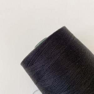 Cellulose Threads - Tex 40 100% Organic Cotton Sewing Thread - Black - Etsy