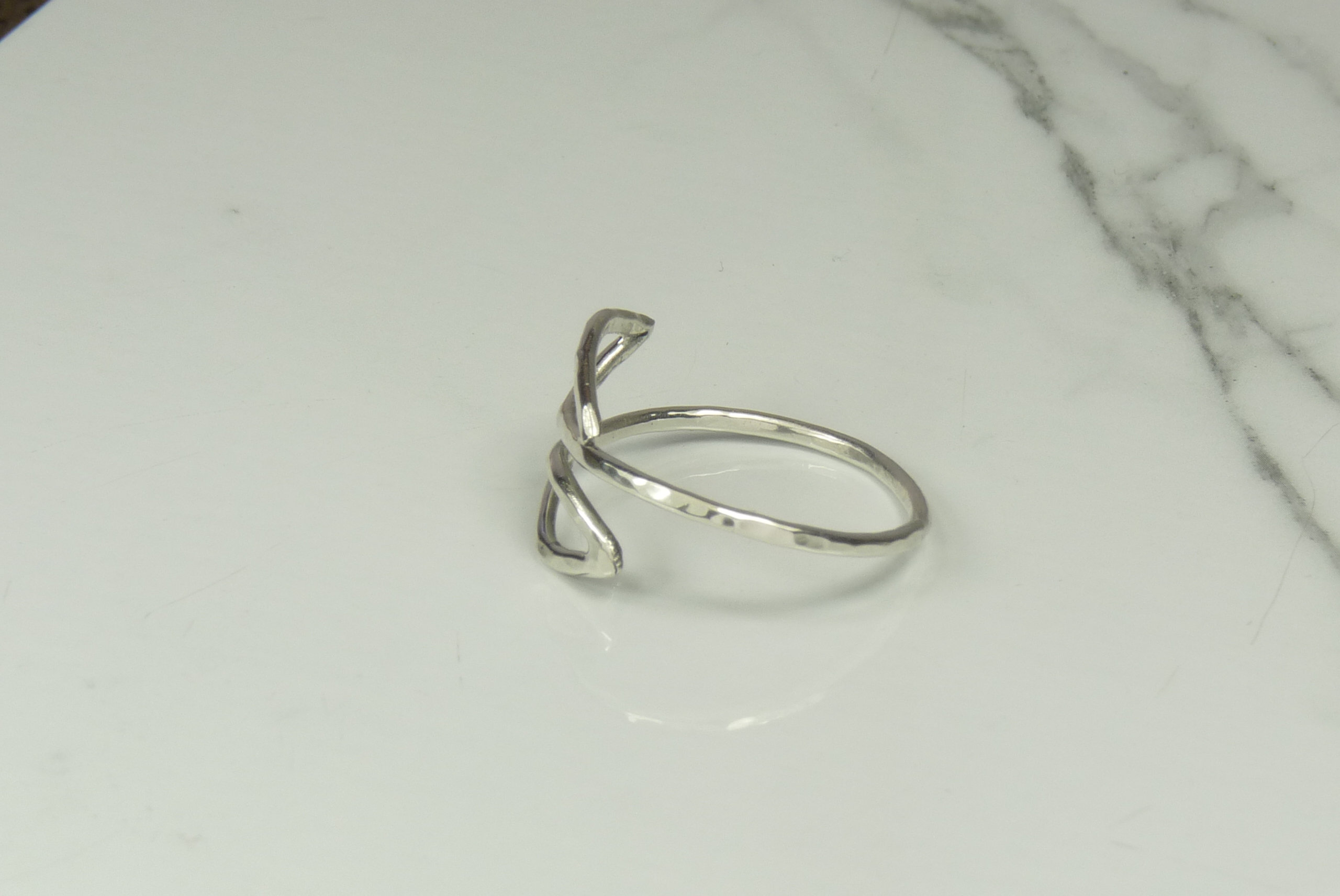 Wrap Ringthumb Ring Adjustable Leaf Ring Sterling Silver - Etsy