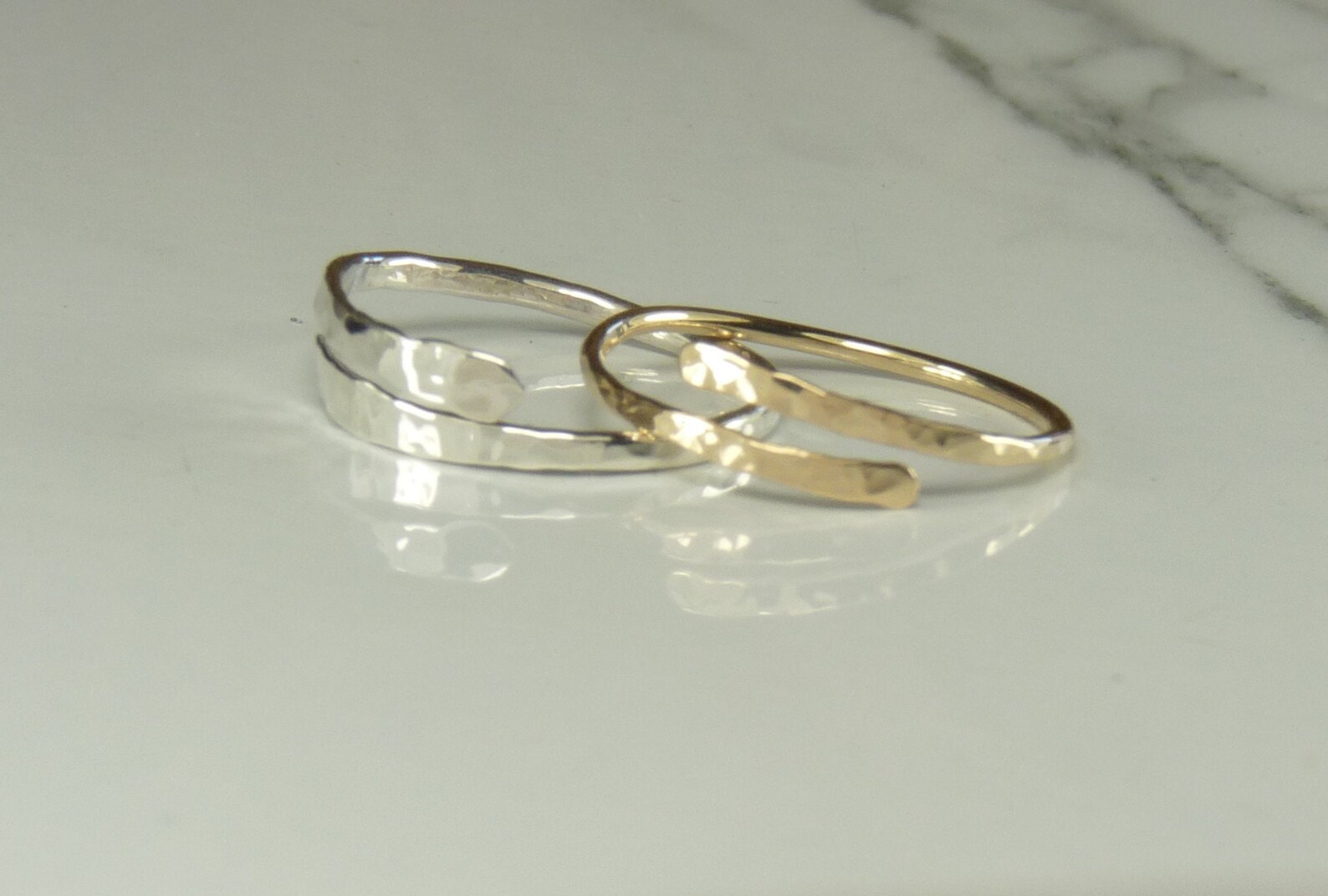 Midi Ring or Pinky Ring Adjustable Ring Sterling Silver Midi - Etsy