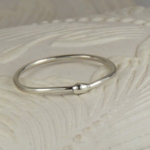 Sterling Silver Rain Drop Ring-16 Gauge, Silver Ring - Etsy