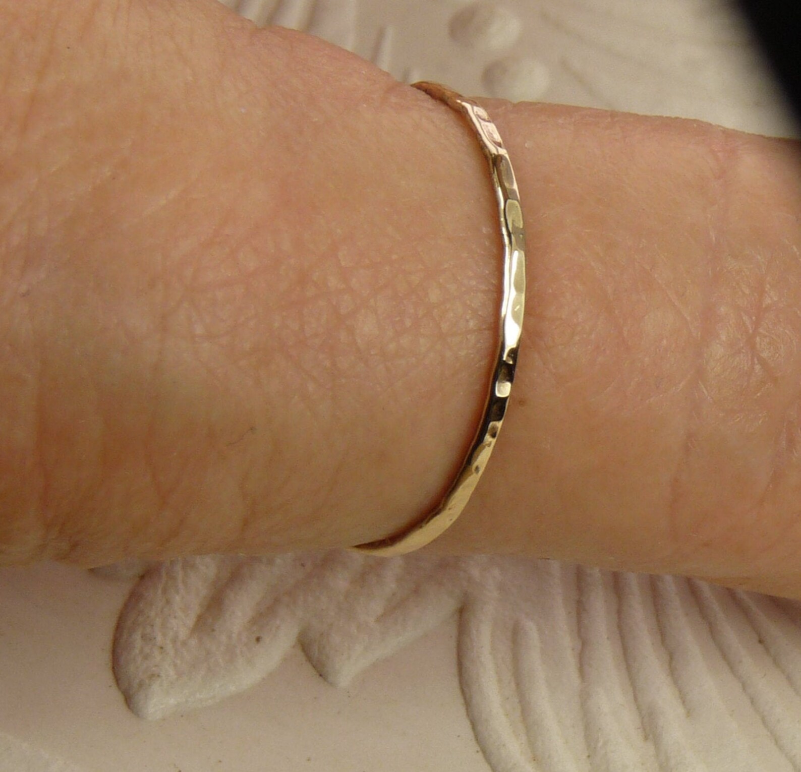 Gold Thumb Ring, Stacking Ring, Women's Ring, 16 Gauge Wire Ring - Etsy