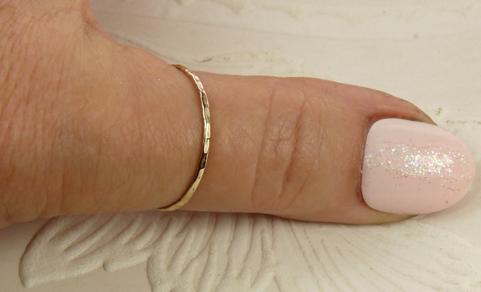 Gold Thumb Ring, Stacking Ring, Women's Ring, 16 Gauge Wire Ring - Etsy