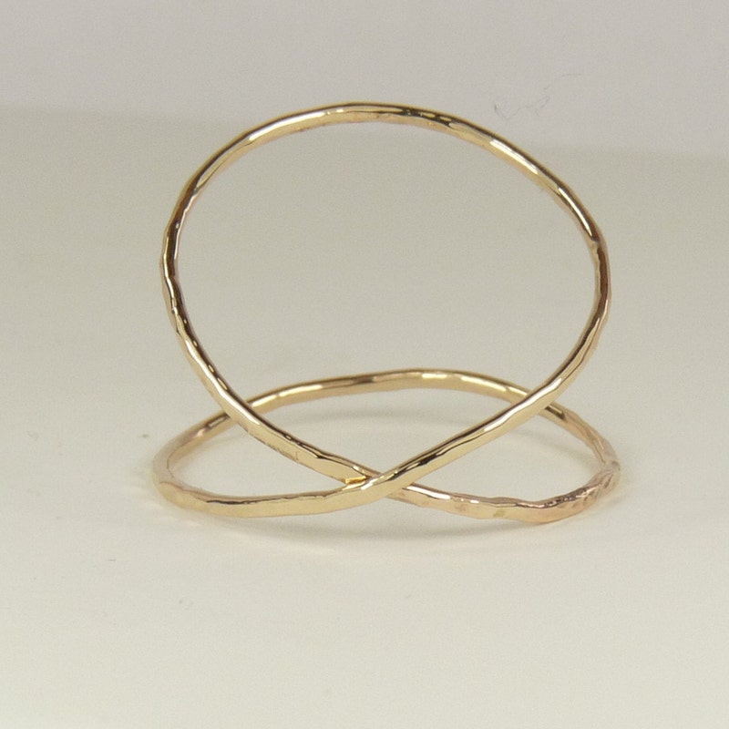 Criss Cross Ring - Etsy