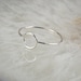 Circle Ring Purity Ring Sterling Silver Ring Minimal - Etsy