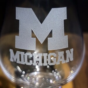 Michigan Etched Glencairn Glass for Bourbon, Whiskey, Scotch ...