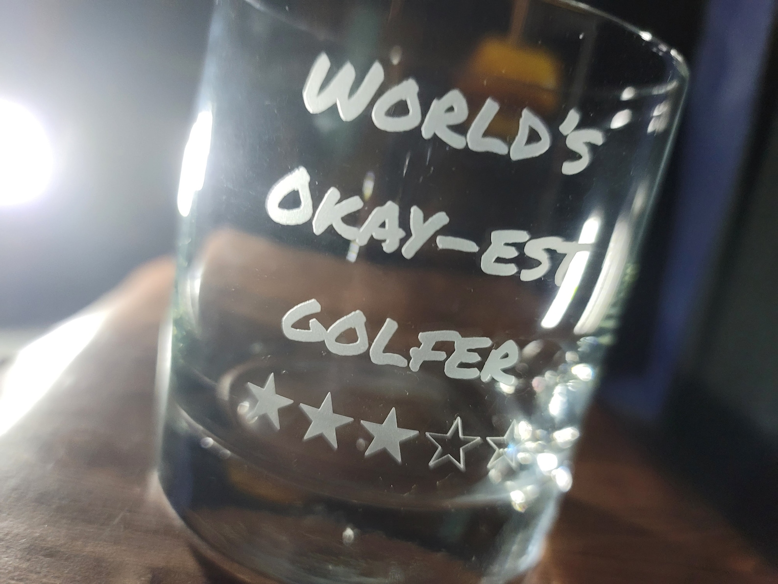 Personalized Sandblasted Rocks Glass - Elevate Your Drinking Experience ...