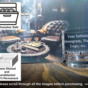 Personalized Sandblasted Rocks Glass - Elevate Your Drinking Experience ...