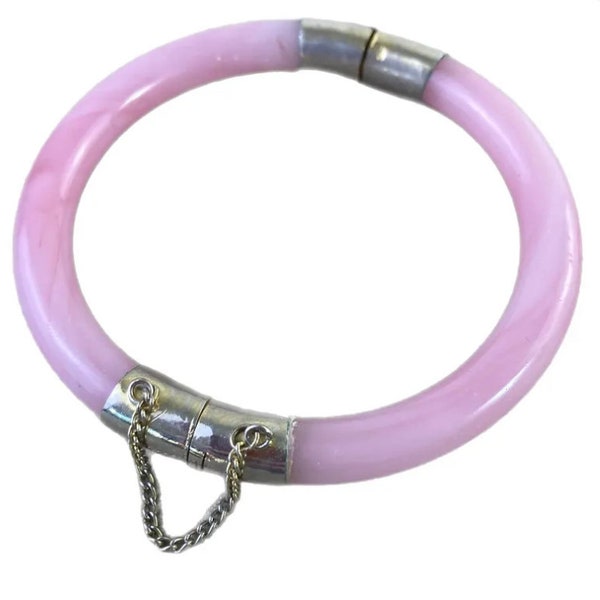 Pink Jade Bracelet - Etsy
