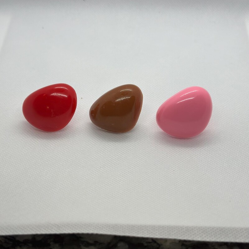 Red Felt Animal Noses - Etsy