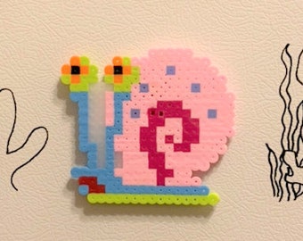 Perler Gary Magnet - Etsy