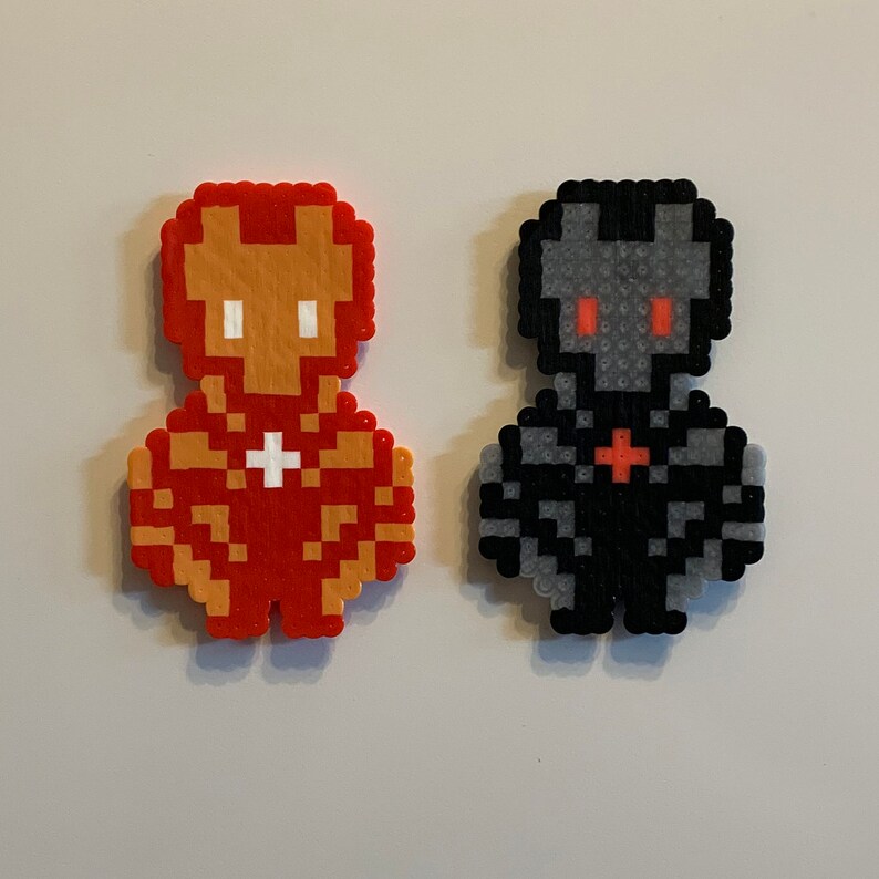 War Machine Perler Bead Magnet | Etsy
