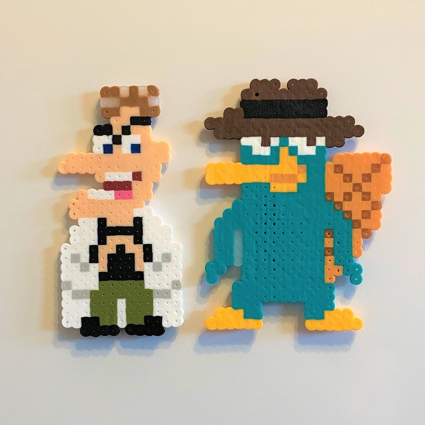 Perry the Platypus Perler Bead Magnet | Etsy Australia