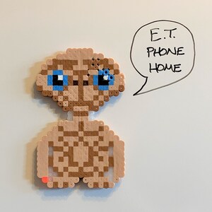 E.T. Perler Bead Magnet - Etsy