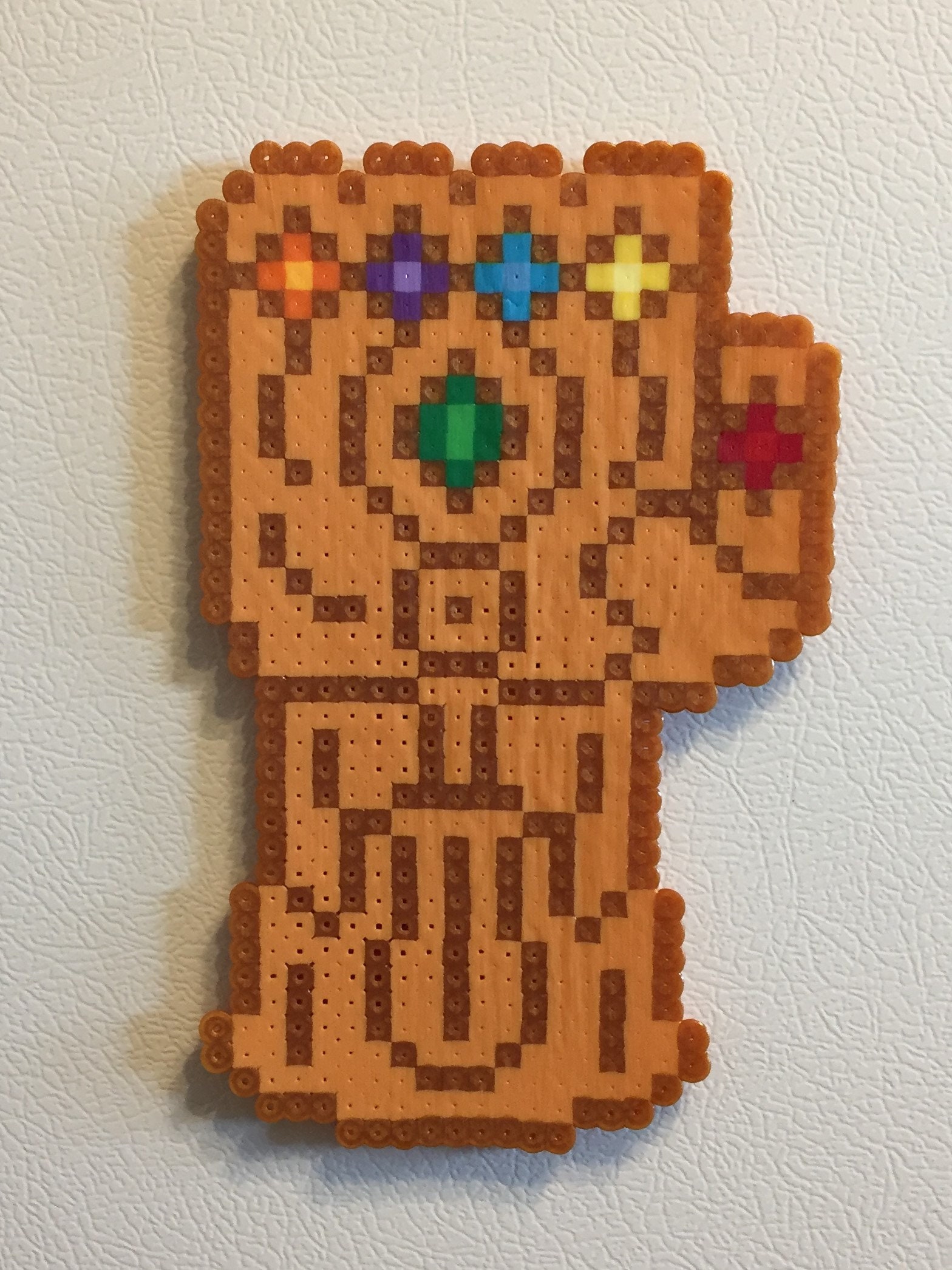 Infinity Gauntlet Perler Bead Magnets - Etsy