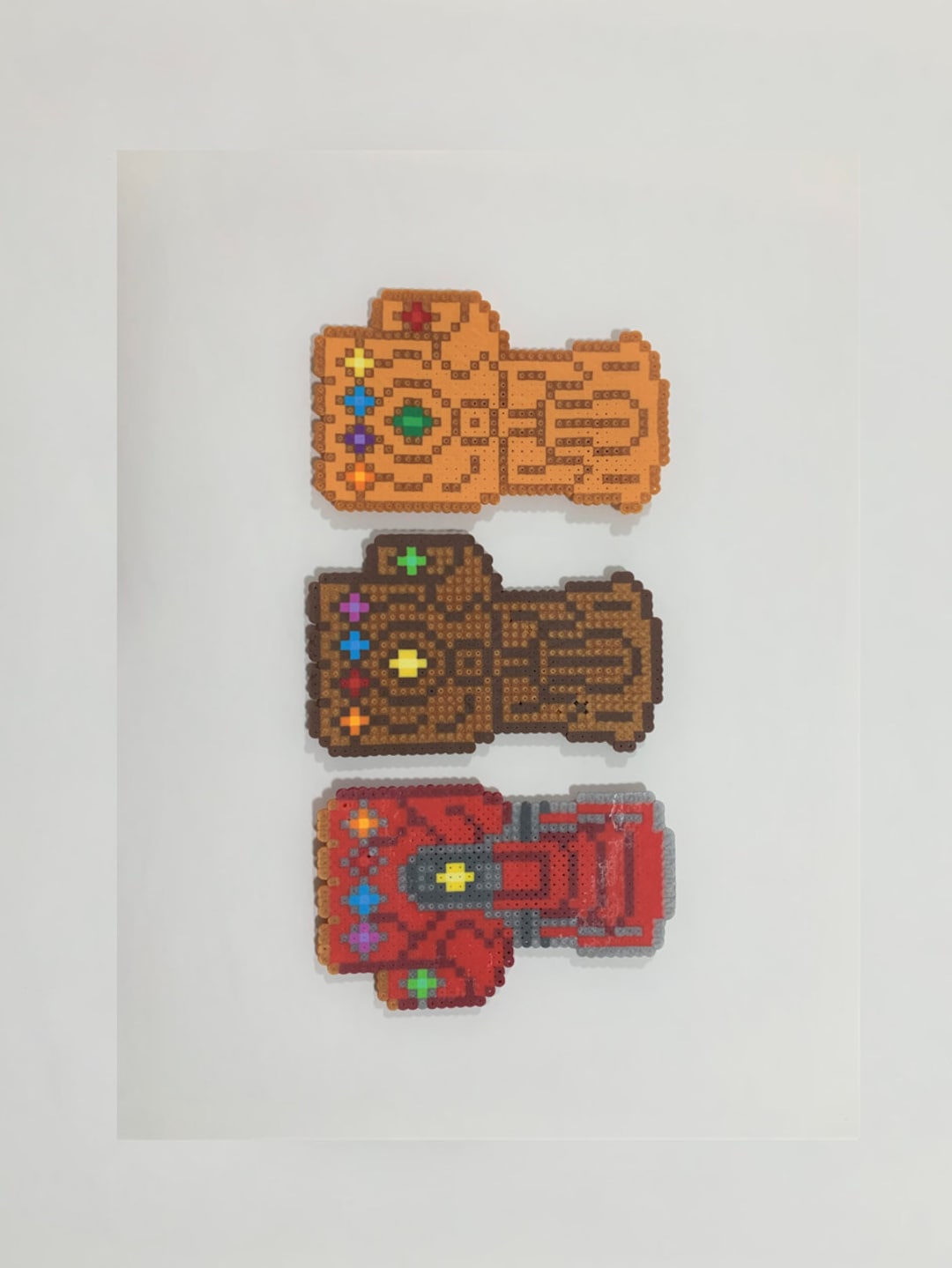 Infinity Gauntlet Perler Bead Magnets - Etsy