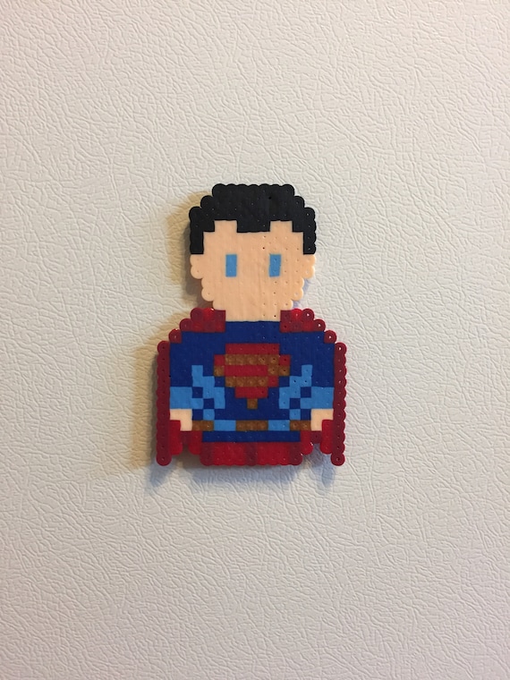 Perler Small Superman Design