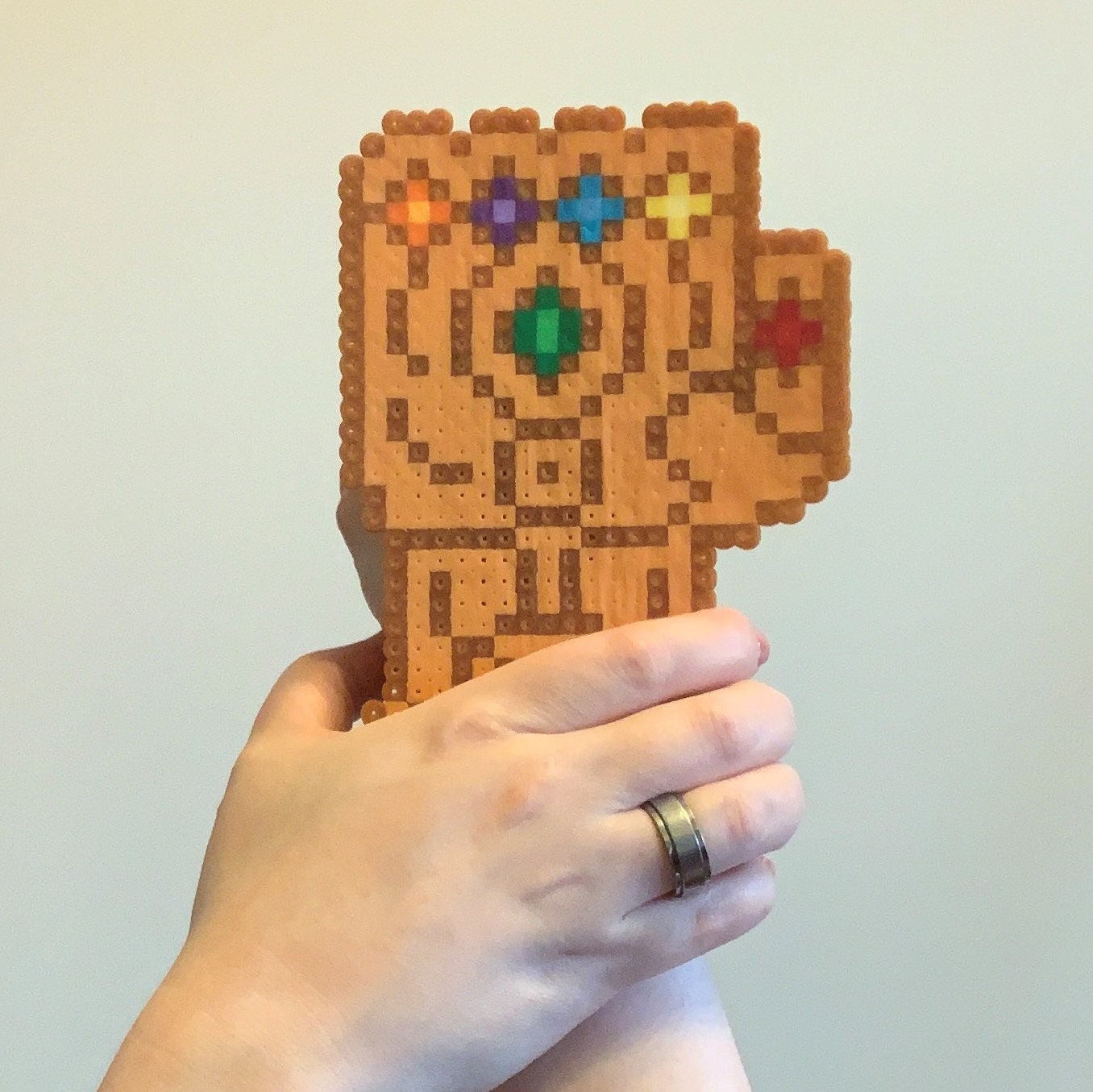 Infinity Gauntlet Perler Bead Magnets - Etsy
