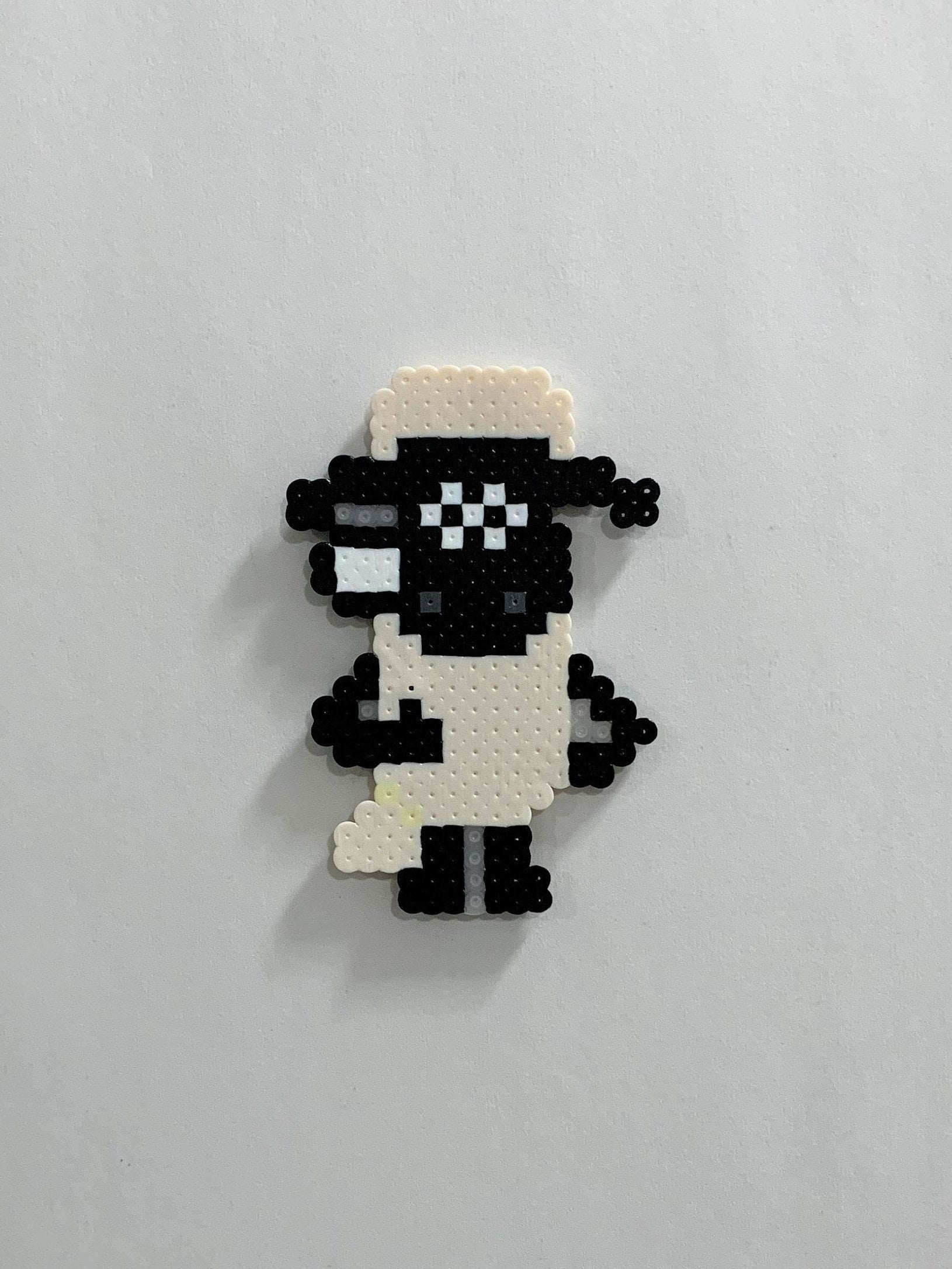 Shaun the Sheep Perler Bead Magnet | Etsy