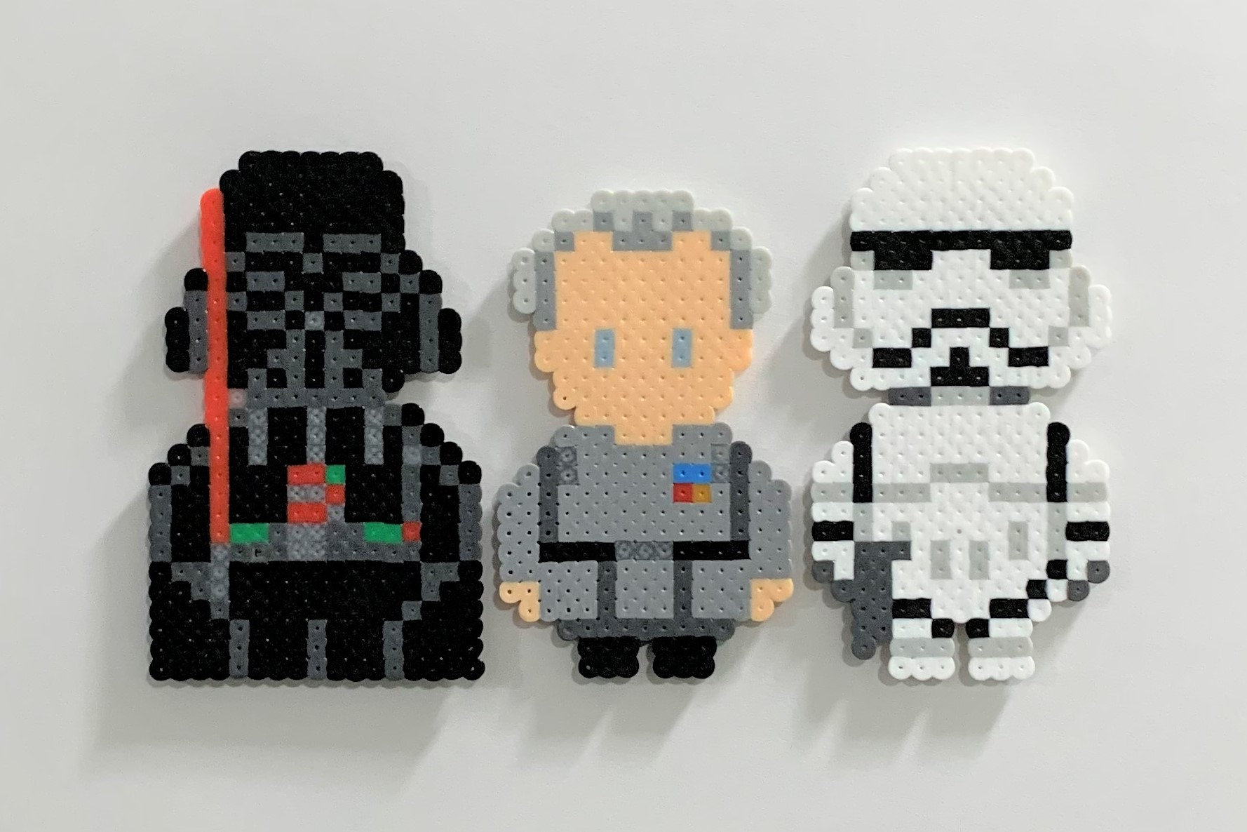 Stormtrooper Perler bead magnet | Etsy